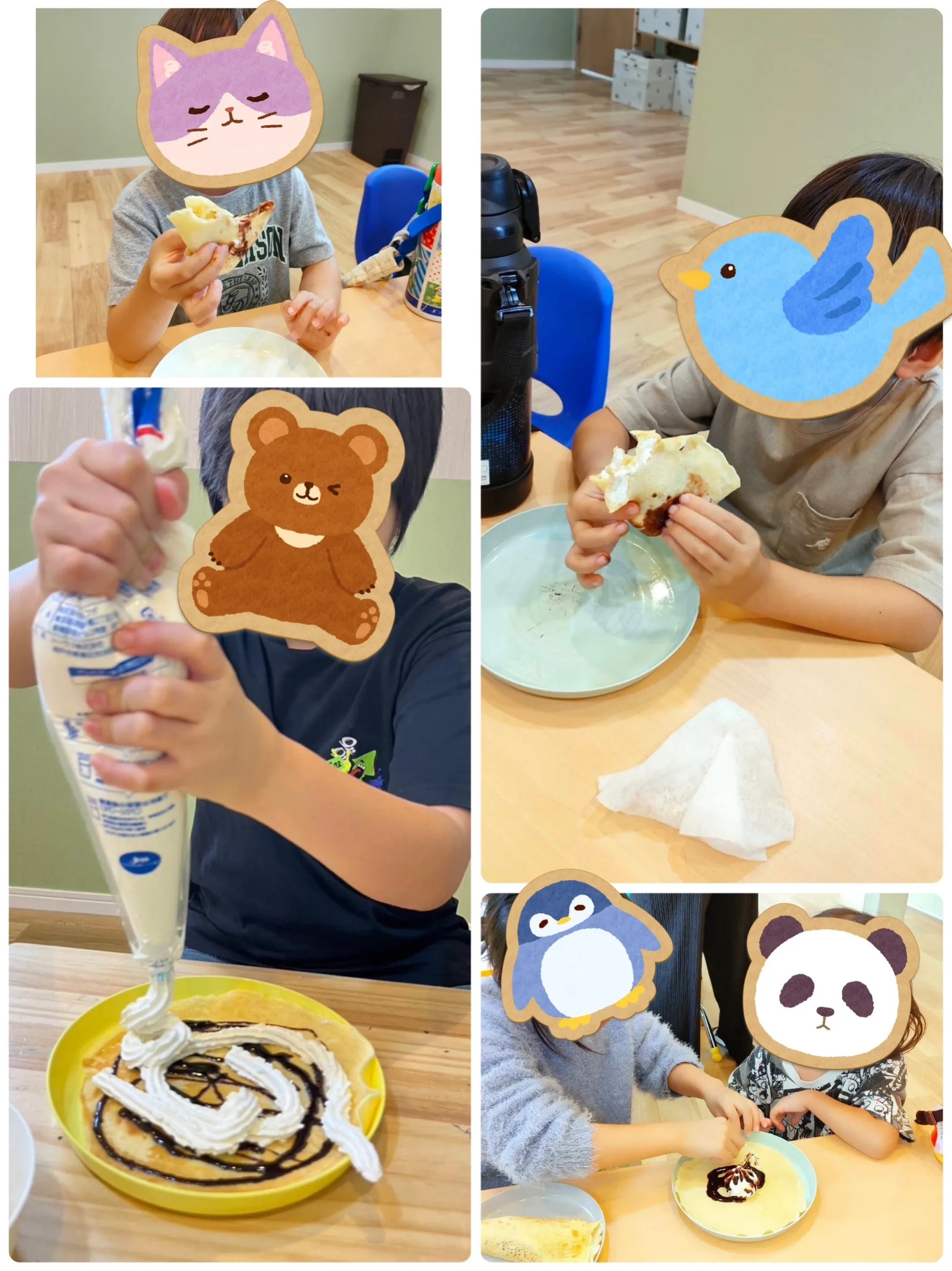 待ちに待ったクレープの日… | Apple Junior（児童発達支援・放課後等デイサービス）